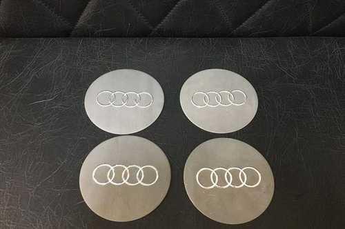 Наклейки на диски audi 127 мм