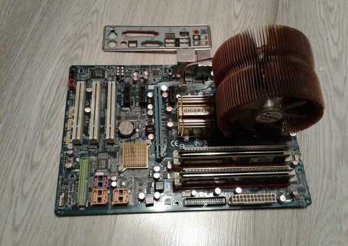Мат. плата GA-965P-DS3 Socket775+память+процессор