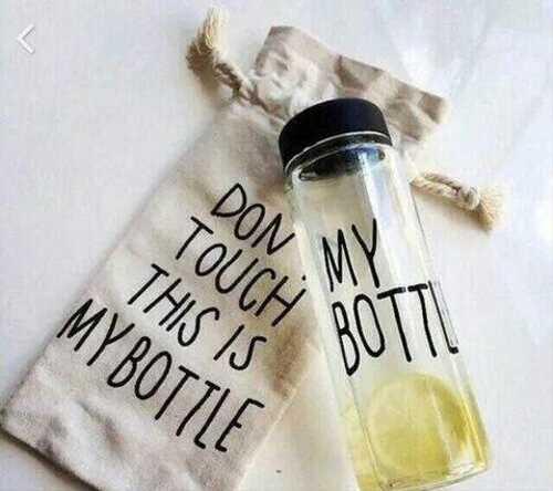 Оригинальная бутылка "My Bottle" с чехлом мешочком