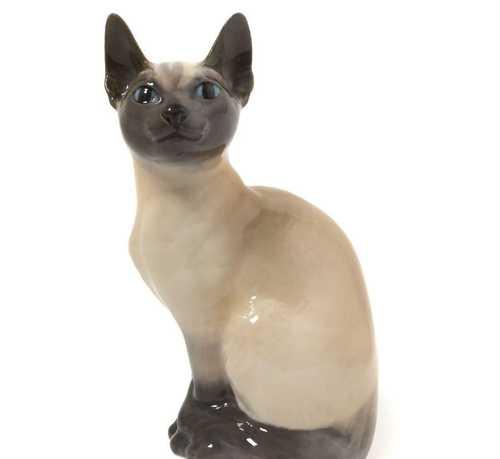Фарфоровая фигура Сиамская кошка. Royal Copenhagen