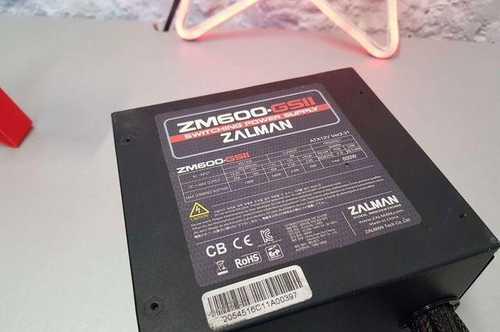 Блок питания zalman zm600-gs2 600w