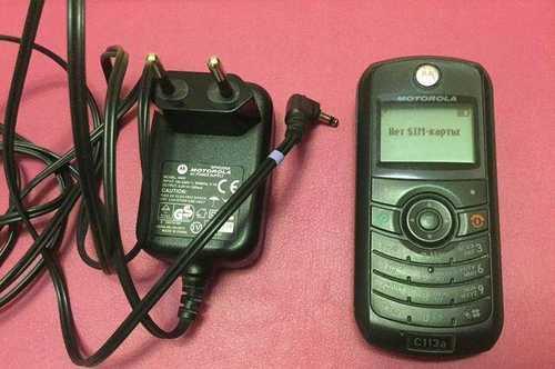 Кнопочный телефон Motorola C113a