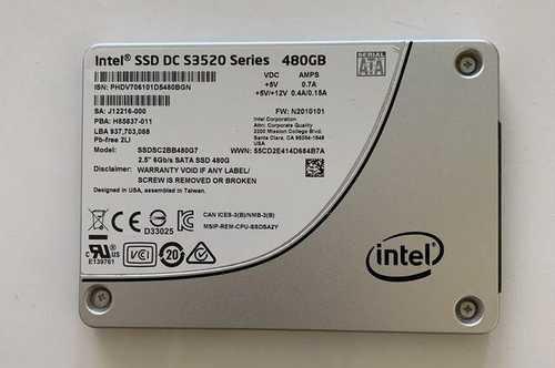 Жесткий диск intel 480