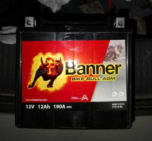 Аккумулятор Banner YTX14-BS AGM