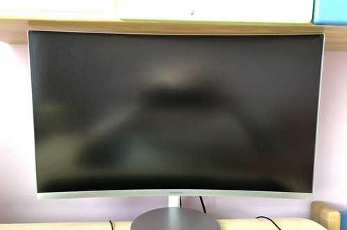Монитор Samsung 27 изогнутый LC27F591fdixru дефект