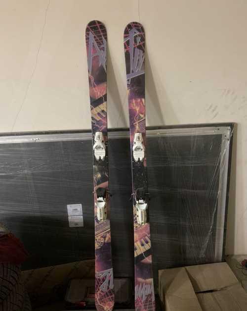 Горные лыжи ньюскул Line anthem + rossignol axial