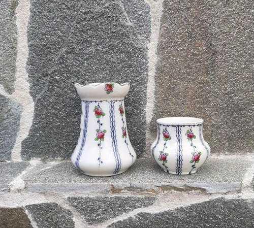 Старинные фарфоровые вазы Losol Ware Keeling & Co