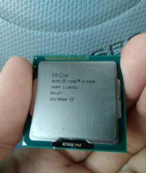 Процессор Socket-1155 Intel Core i5-3450, 3,1 ГГЦ.