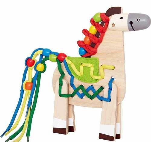 Игрушка-шнуровка пони Lacing Pony Hape