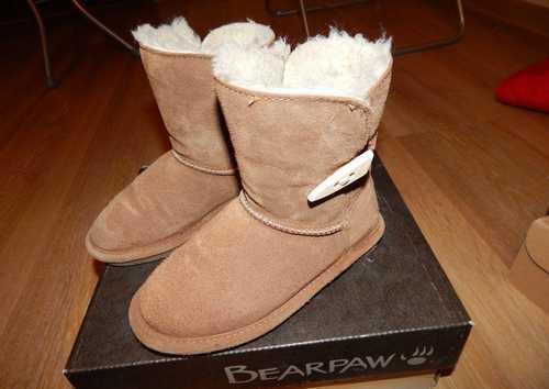 Сапоги зимние угги на девочку Bearpaw Б/У(28 разм)