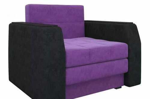 Кресло-кровать Атлантида Фиолетовый\Черный