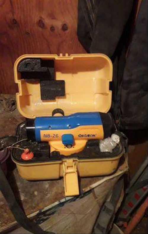Нивелир оптический Geobox N8-26 + штатив + рейка