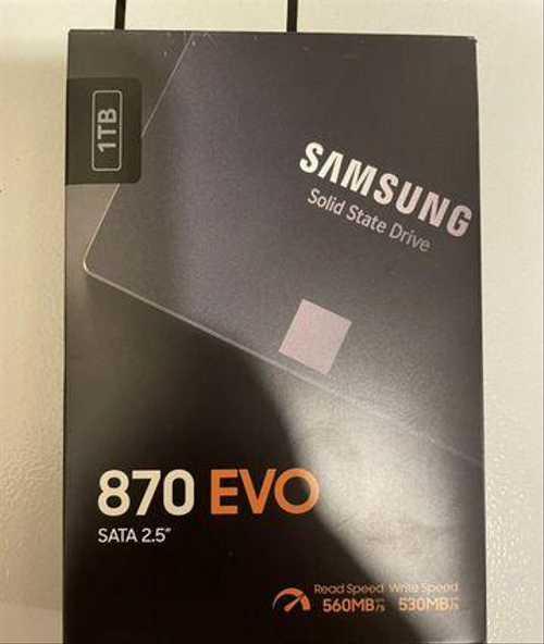 SSD Samsung 870evo 1tb