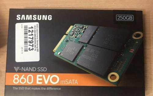 Продам новый SSD 250GB Samsung 860 evo msata