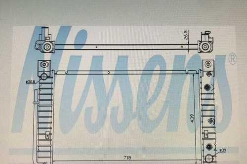 Радиатор охлаждения nissens 69092