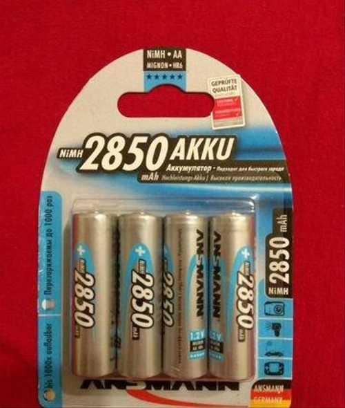 Аккумулятор Ansmann AA 2850 mAh (уп 4 шт)