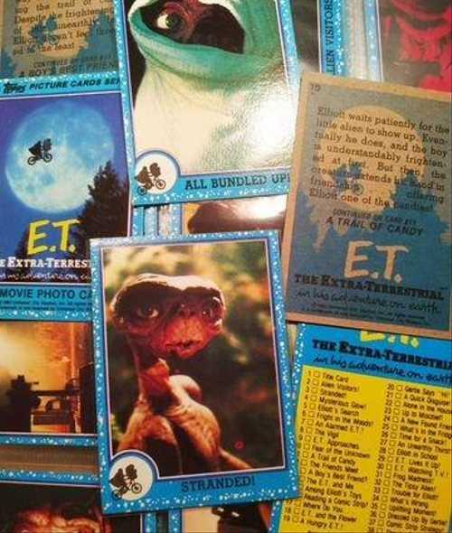 Полный сет карточек E.T. 1982г. Topps