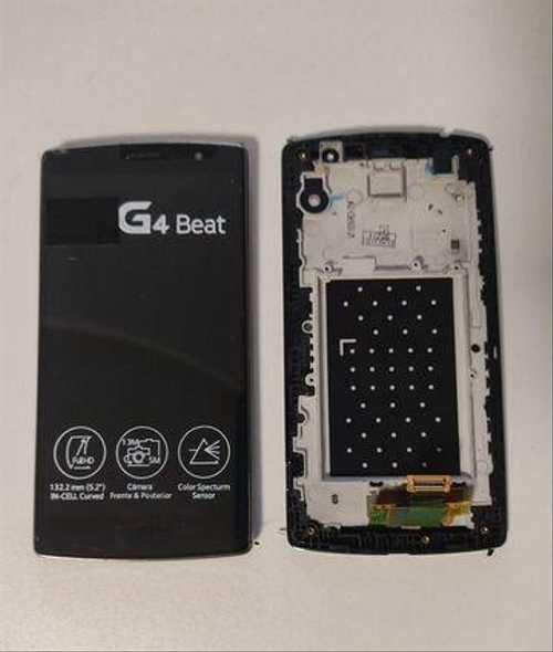 Дисплей с сенсором LG G4s, H736, с рамкой черный