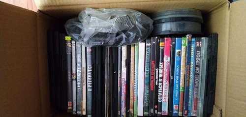 DVD диски и VHS кассеты