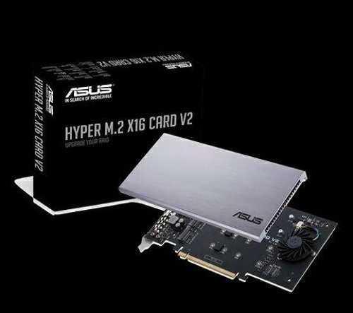 Asus hyper M.2 X16 card ssd 1tb x4 Transcend 220S