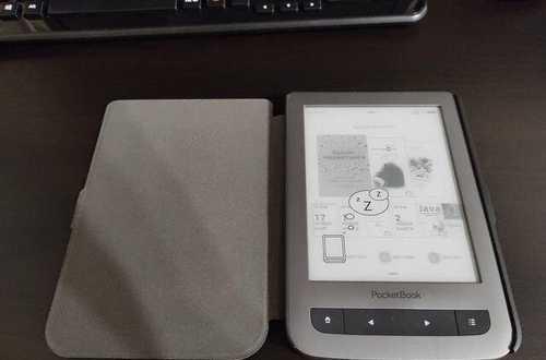 Эл. книга PocketBook 626 Plus Grey + чехол
