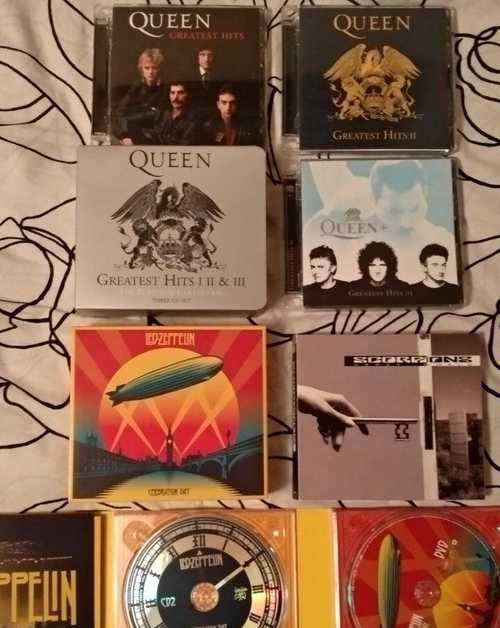 Фирменные CD, Scorpions, Led Zeppelin, Alice Coope