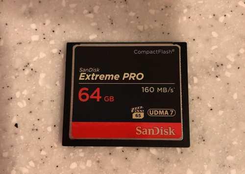 64Gb SanDisk Extreme PRO Compact flash