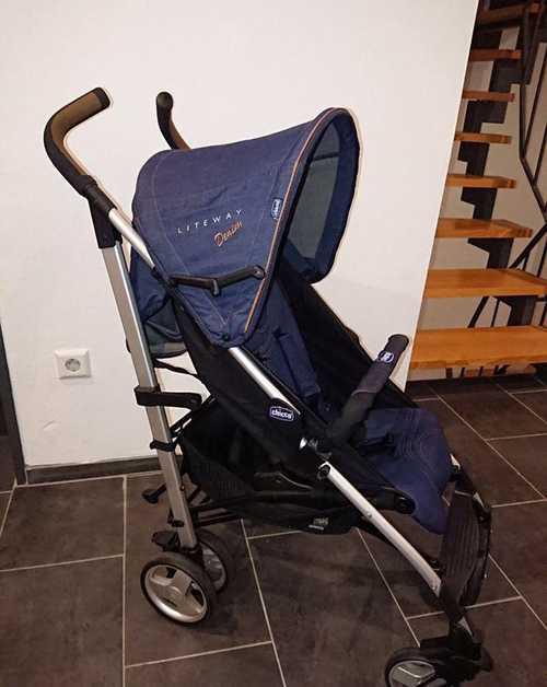 Коляска Chicco lite way denim