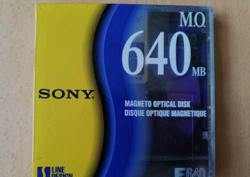 Магнито-оптические диски sony 640 MB