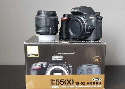 Зеркальный фотоаппарат nikon D5500 KIT 18-55 VR