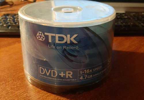 Болванка TDK DVD+R 4.7 GB