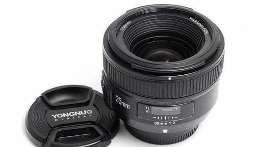 Объектив для Nikon yongnuo 35mm 1:2 (YN35mm F2N)
