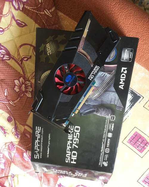 Видеокарта Radeon Sapphire HD 7950 3GB