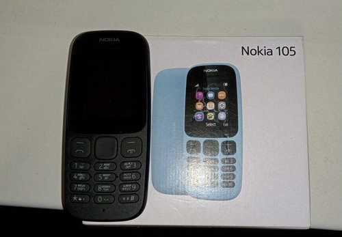 Кнопочный телефон Nokia 105 новый