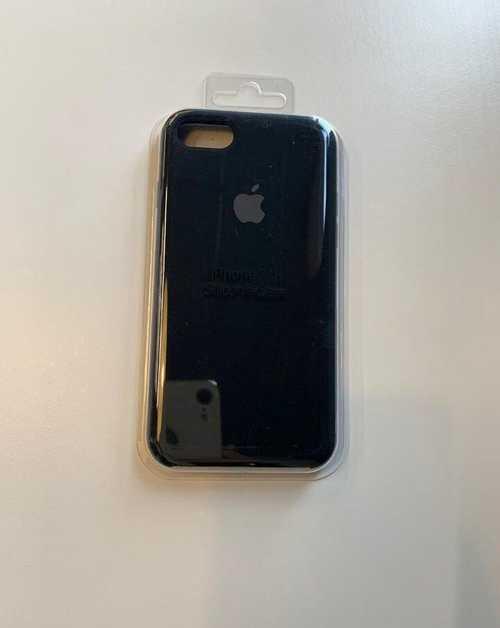 Silicone case на iPhone 7/8 черный