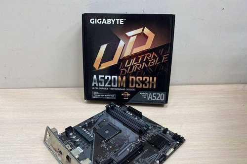 Am4 gigabyte a520m. Gigabyte a520m ds3h. VRM радиатор Gigabyte a520. A520m h.