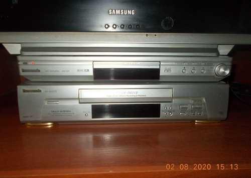 Видеомагниитофон, DVD/CD-плейер. Оба Panasonic