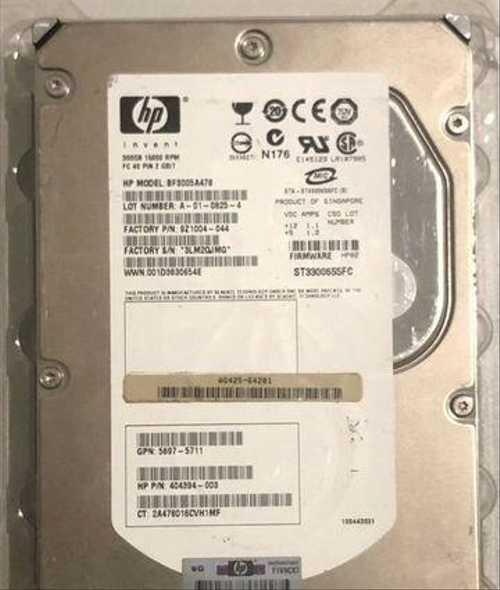 Жесткий диск HP/Seagate BF3005A478