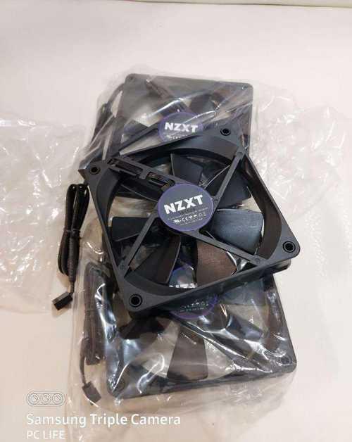 Три шт новых вентилятора nzxt 120mm