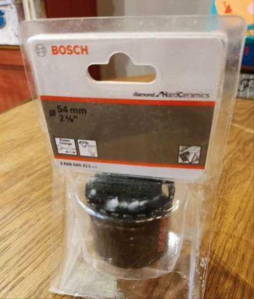 Коронка алмазная bosch 54 мм, новая