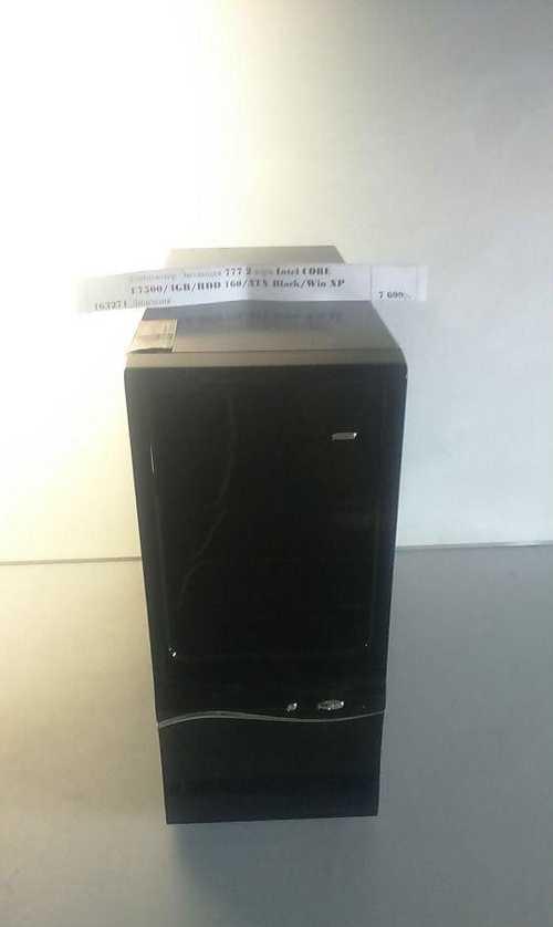 Компьютеры core E7500/4GB/HDD 160/ATX Black/Win XP