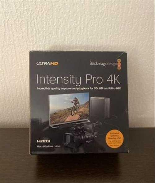 Карта видеозахвата Blackmagic Intensity pro 4K