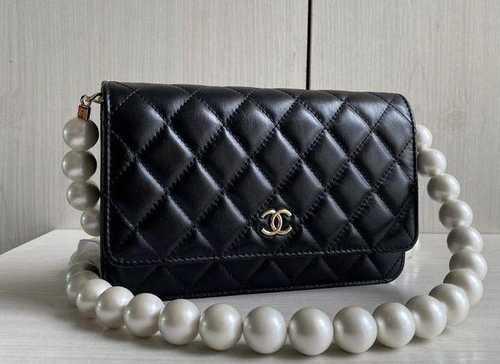 Сумка Кошелек Chanel Woc Pearls оригинал
