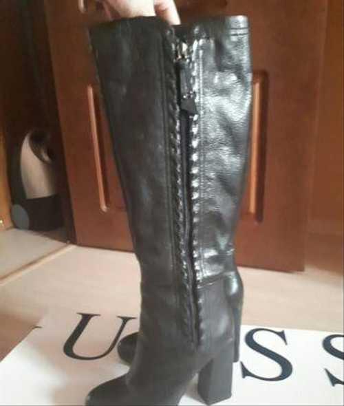 Кожаные сапоги Guess