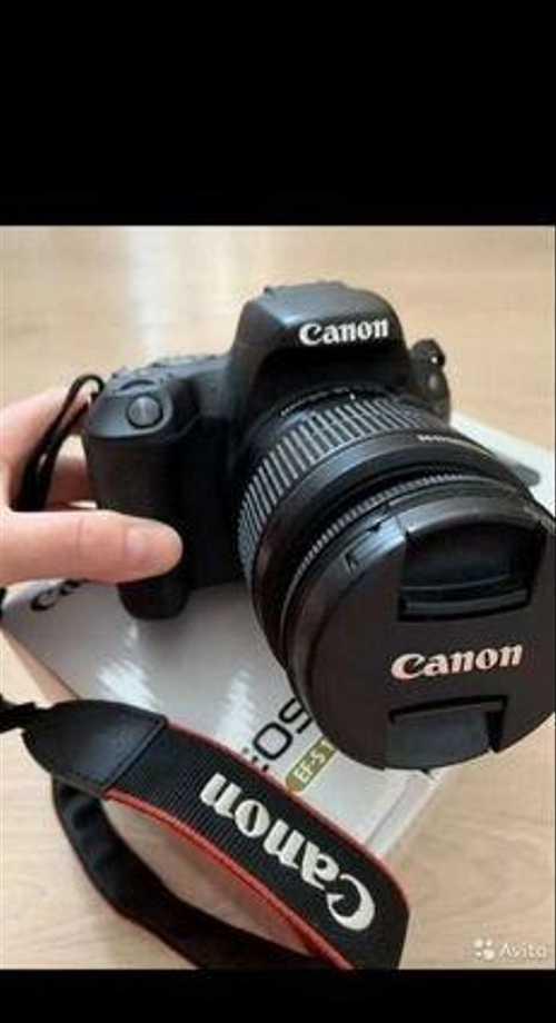 Зеркальный фотоаппарат canon 200d