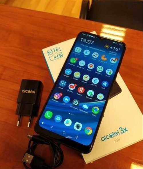 Смартфон Alcatel 3X (2019) 5048Y 4/64GB (черный)
