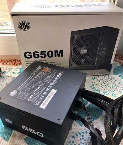 Блок питания cooler master g650m на запчасти