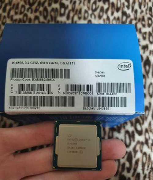 Процессор Intel Core i5 6500