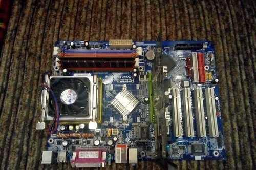 Pentium 4, 1.7 GHz + оперативка, видеокарта, блок
