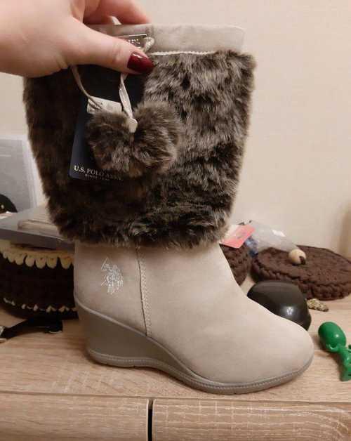 Сапоги u.s. polo новые